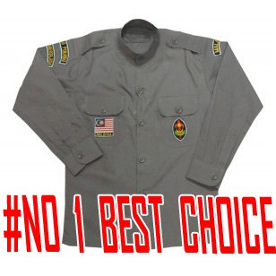 Baju Kemeja Pengakap Lengan Panjang Seragam Sekolah (Scout School ...