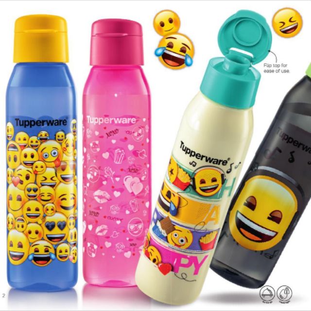 Tupperware Emoji Bottle 500ml | Shopee Malaysia