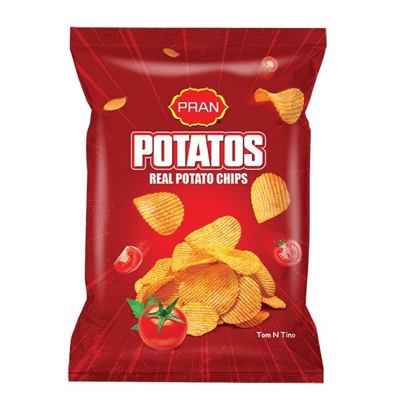 pran potato chips tomato tom n tino 60gm | Shopee Malaysia