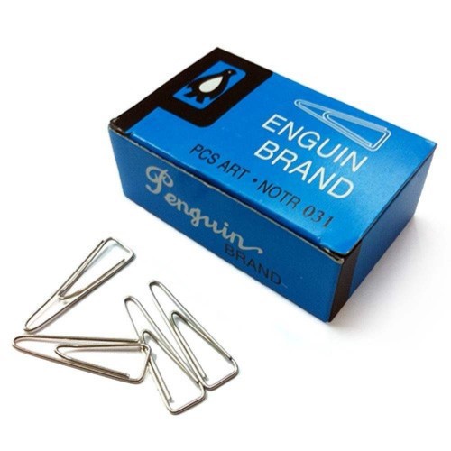 Penguin Triangle Paper Clip 25mm / 31mm (Klip Kertas Segi Tiga 25mm ...