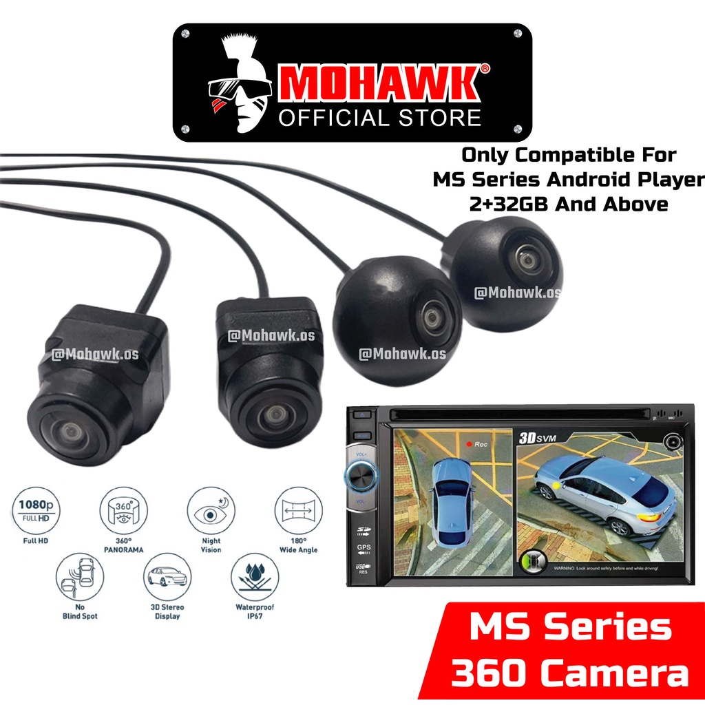 MOHAWK 360 View Camera 3D Birdeye Camera HD Camera MS Series Android ...