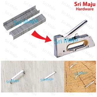 MAJU Quality 6mm 8mm Hand Staple Gun Refill Nail Hand Stapler Tacker ...