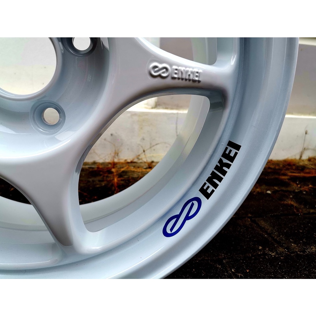 Enkei Rpo1 Sticker 1set8pcs Auto option Myvi Wira Axia Alza Saga Flx ...