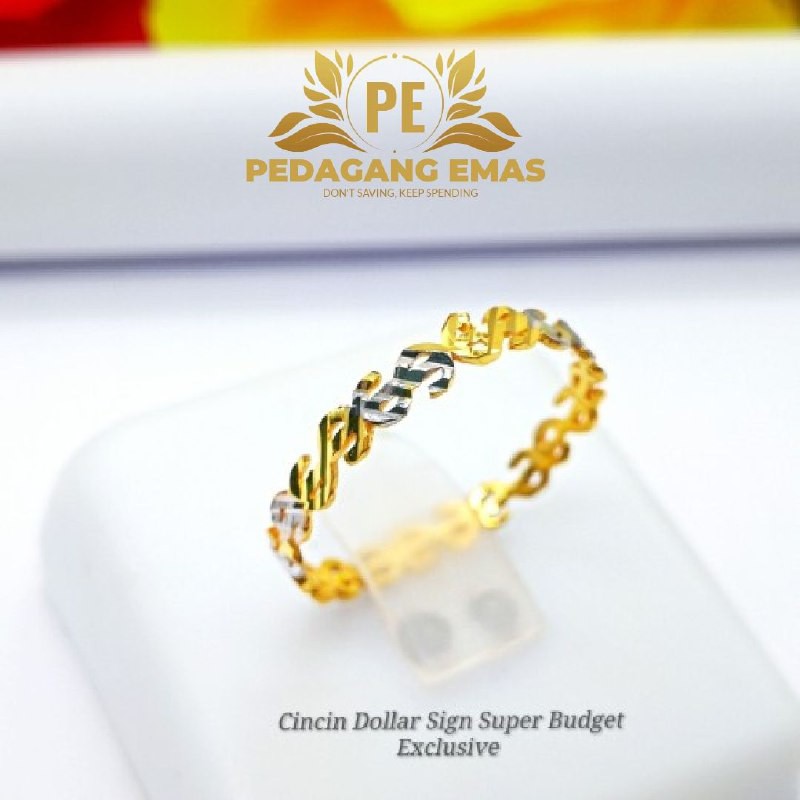 !!HOT ITEM!! Cincin Bajet Dollar Sign Exclusive | Shopee Malaysia