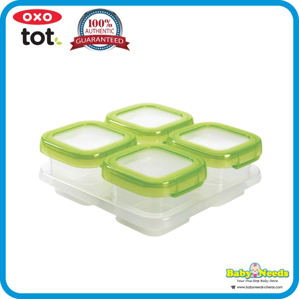 OXO Tot Baby Blocks Freezer Storage Container Set (120ml) | Shopee Malaysia