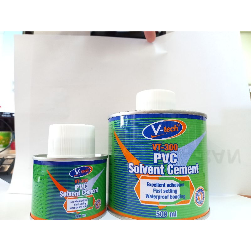 V-TECH VT300 SOLVENT CEMENT GUM PVC PIPE GLUE 100G / 500G | Shopee Malaysia