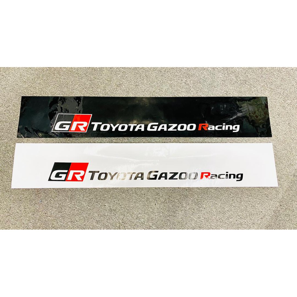 GR TOYOTA GAZOO Racing - Windscreen Sticker | Shopee Malaysia