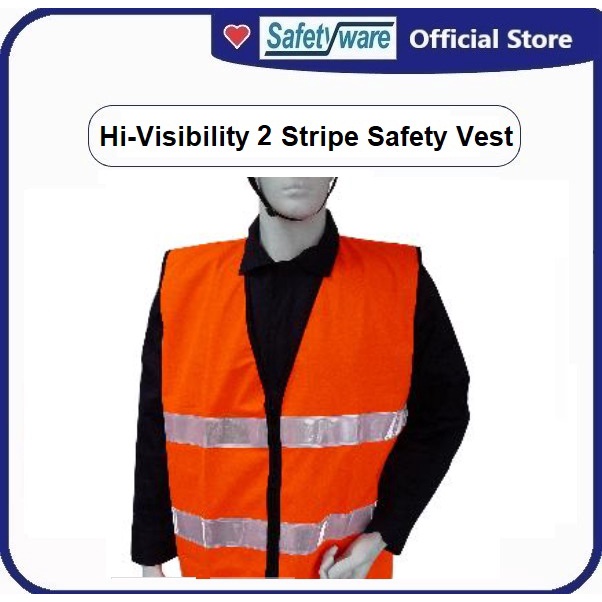 Safetyware Eco Safety Vest 2 Horizontal Reflective Tapes I Hi ...