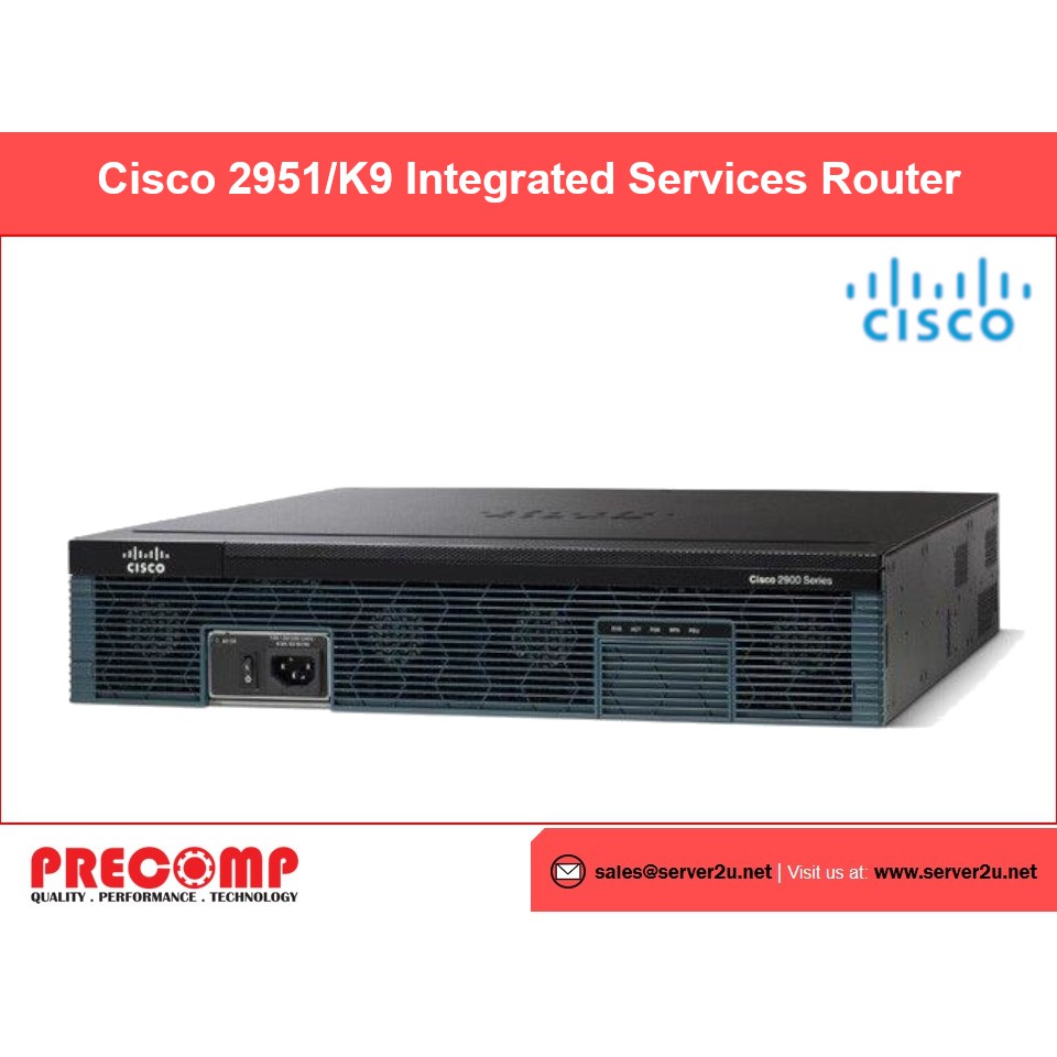 [PRE-ORDER] (Refurbished) Cisco 2951/K9 Integrated Services Router ...