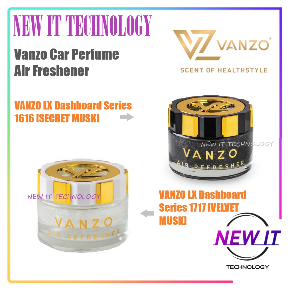 Vanzo Car Perfume Air Freshener / Pengwangi Kereta VANZO LX Dashboard ...
