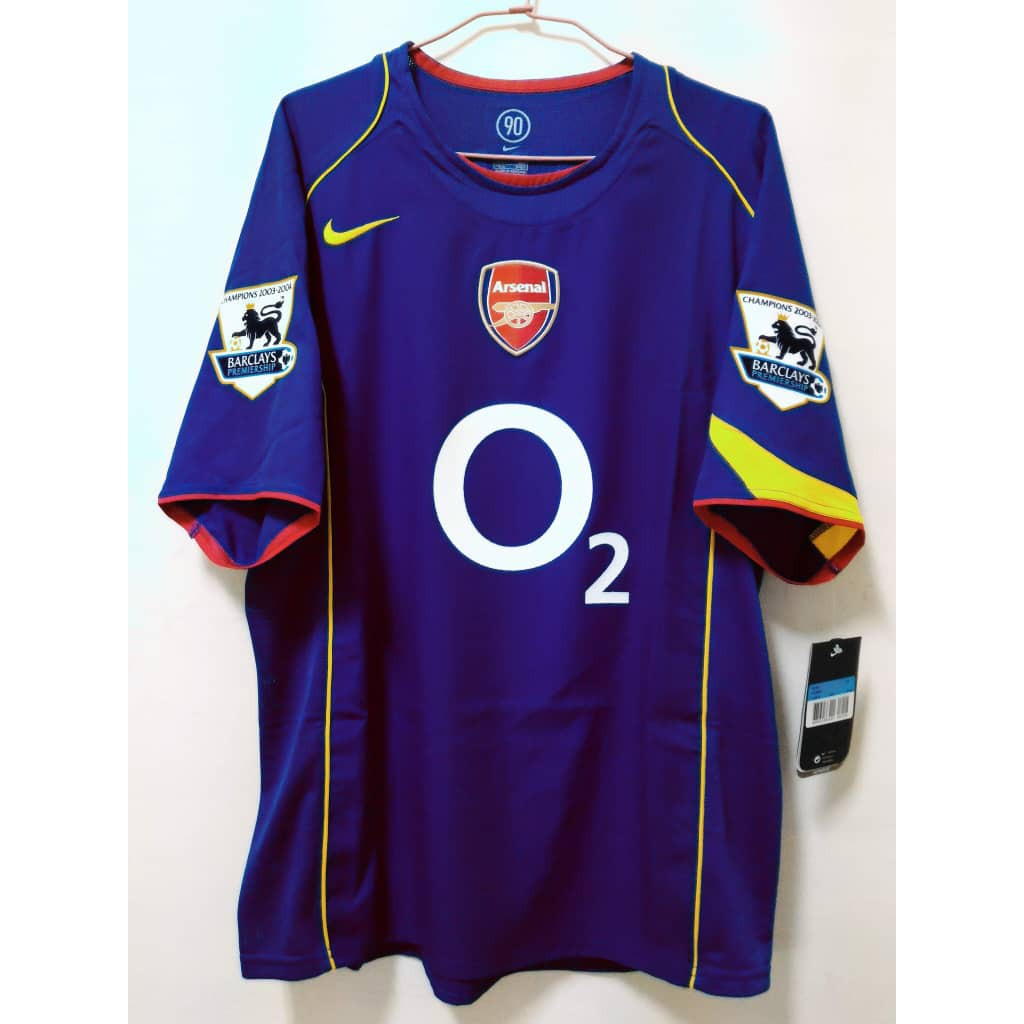 2004/05 Arsenal Men Away Jersey (Henry) | Shopee Malaysia