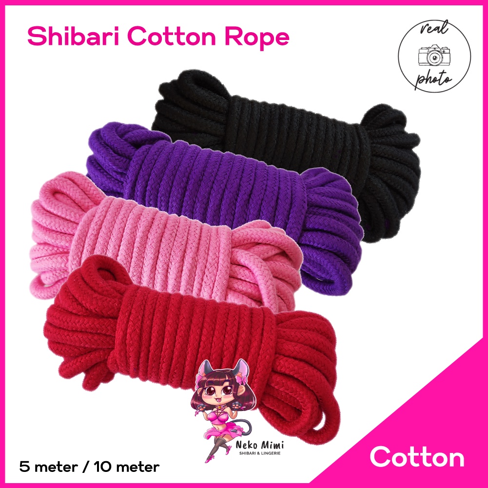 Neko Mimi Shibari Kinbaku Cotton Rope Import 10m CTR003 | Shopee Malaysia