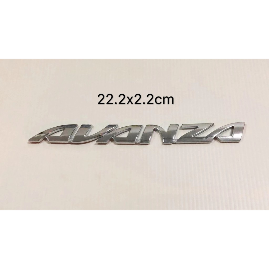 Toyota Avanza Car Auto Racing Logo Emblem Badge Decal Sticker / Word ...