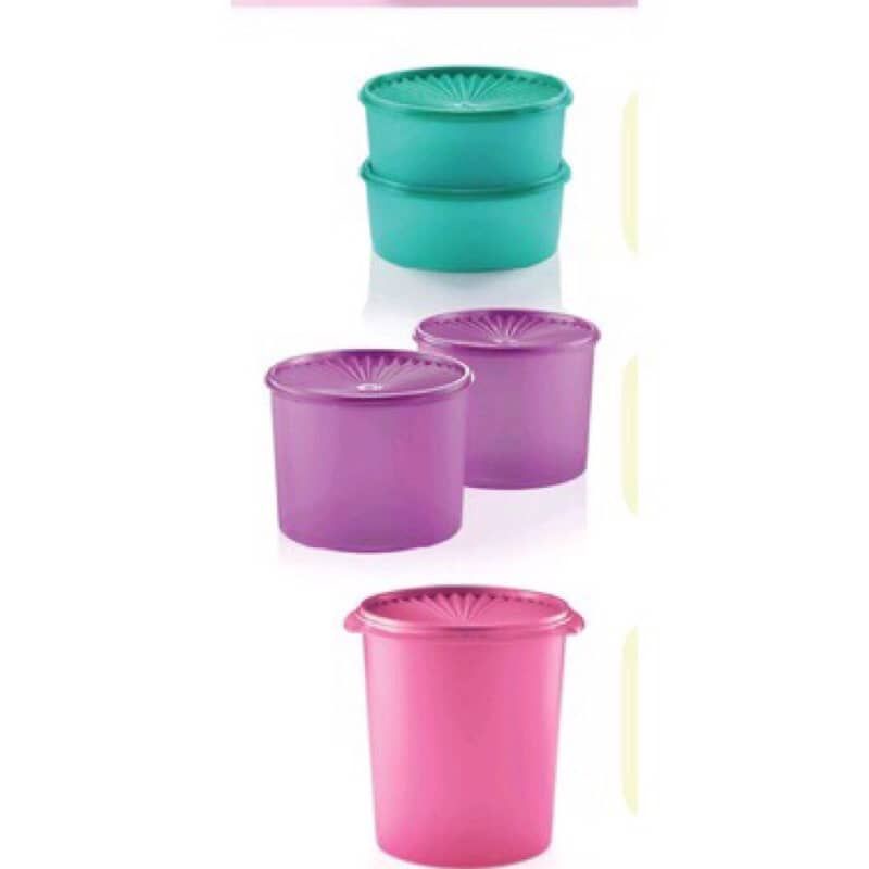 Tupperware Deco Canister Level 1.5L 3.9L 5.5L | Shopee Malaysia