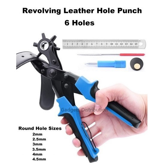 [w/ Ruler,Files,Screwdriver,Pad] Blue & Red Heavy Duty Revolving ...