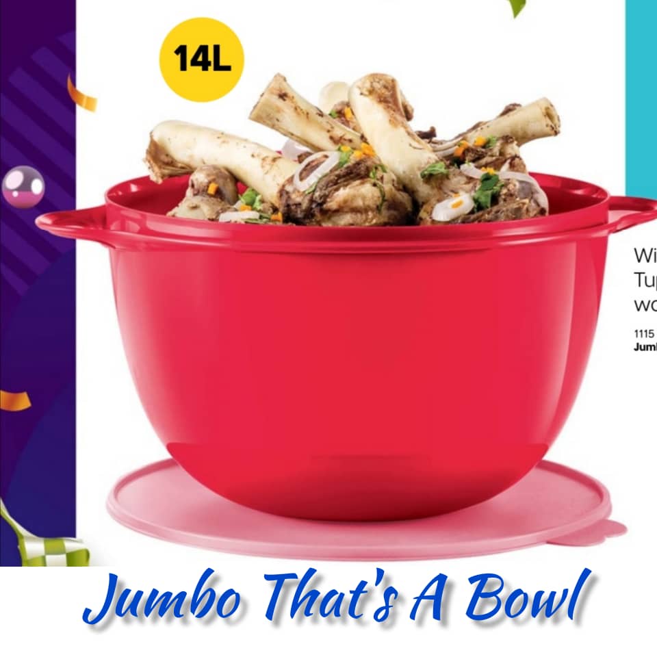 Tupperware Jumbo That`s A Bowl 14 liter/tupperware besar/tupperware ...