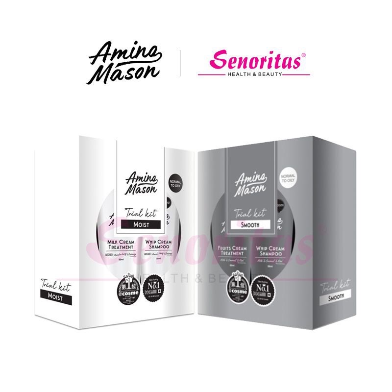 Amino Mason Shampoo & Treatment Trial Kit Set | Shopee Malaysia