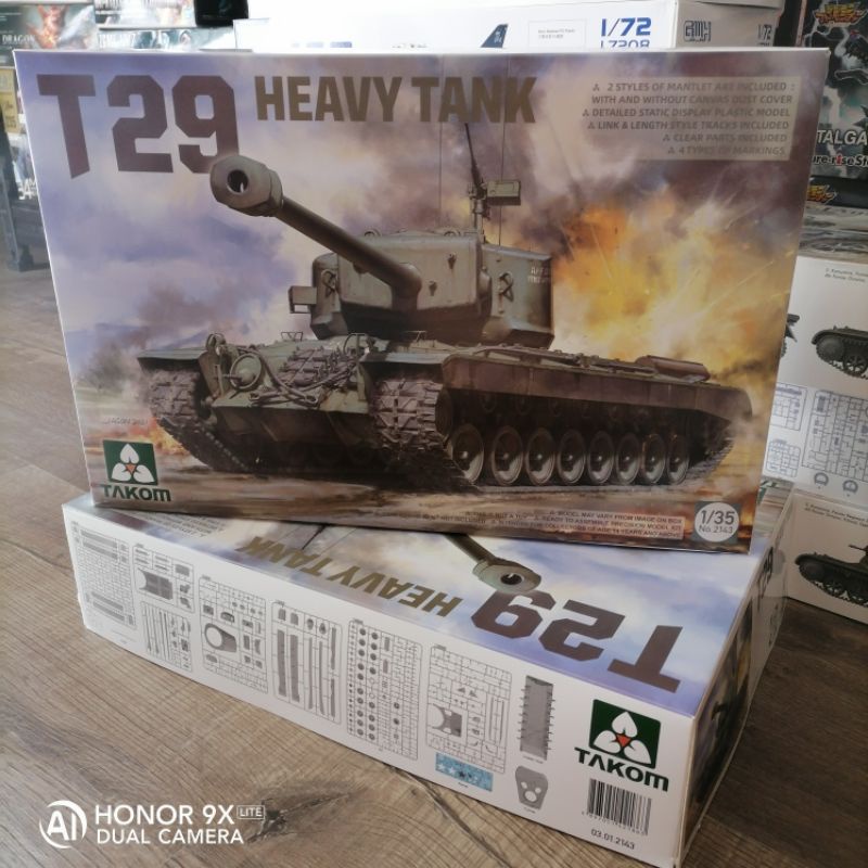 TAKOM MODEL 1/35 T 29 HEAVY TANK PLASTIC MODEL KITS | Shopee Malaysia