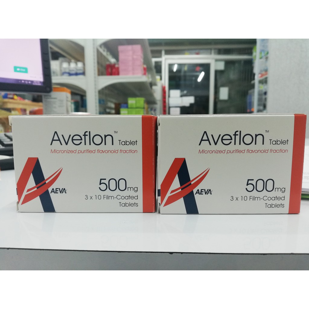 Aveflon Tablets Ubat Buasir Berdaftar KKM MAL18016141X 30 biji sekotak ...