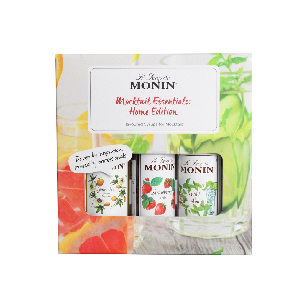 Monin COFFEE / MOCKTAIL SYRUP HOME EDITION MINI SET (3 BTLS x 50ML ...