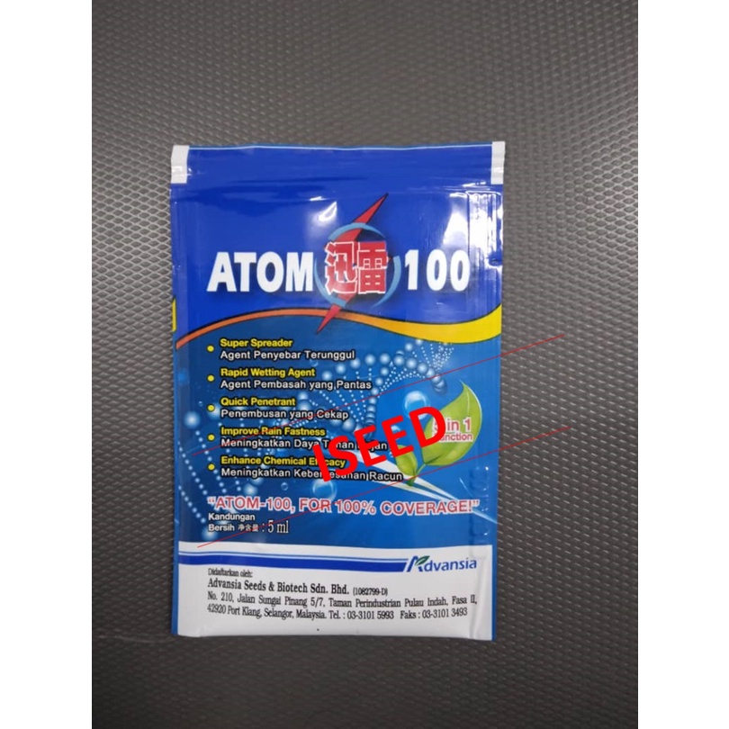 Advansia Atom 100 Surfactant 5ML (super spreader, Enhance and quick penetrant) | Shopee Malaysia