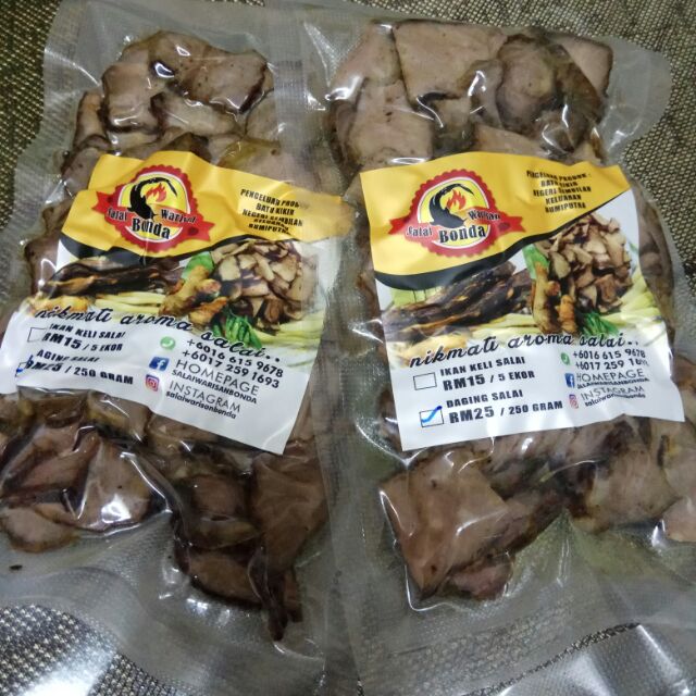 Daging Salai Warisan Bonda Frozen 250g RM25 | Shopee Malaysia