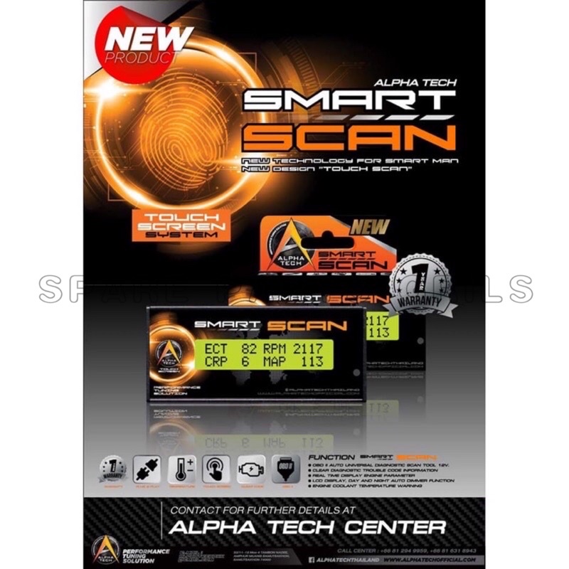 ALPHA TECH SMART SCAN METER ENGINE COOLANT TEMPERATURES HILUX VIGO REVO ...