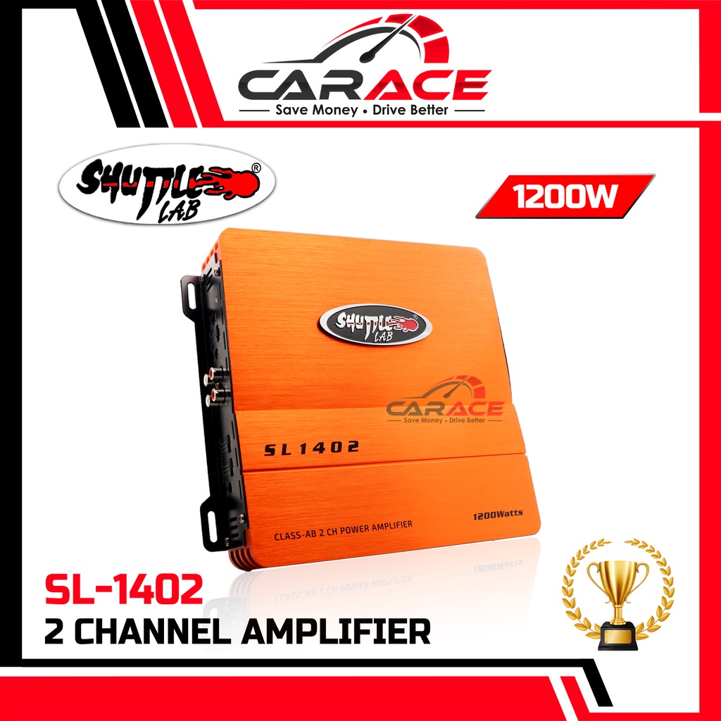 SHUTTLE LAB SL-502 | 2 Channel Amplifier Mosfet Car Power Amplifier ...