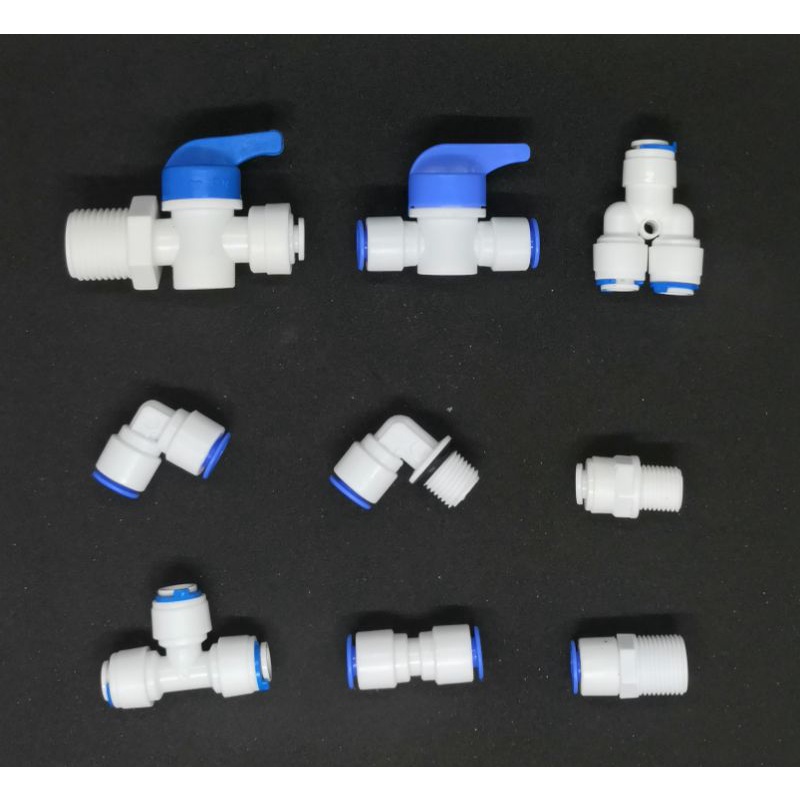 RO Water Filter Quick Fitting Adaptor Connector Ball Valve Reducer ...