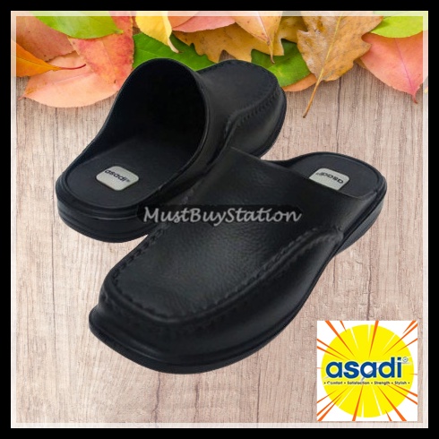 MBS ASADI Men Rubber EVA Slip On Shoes MJA-1265 ( Size 5 - 10) | Shopee ...
