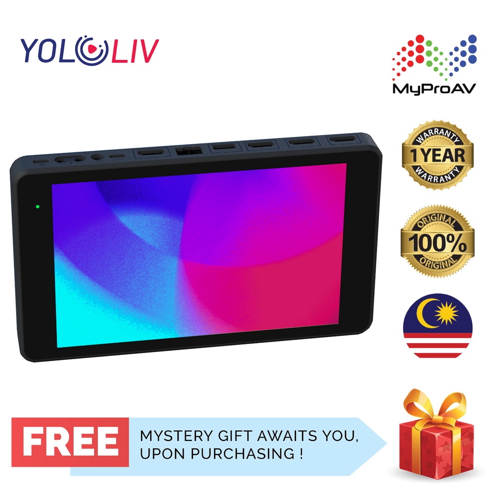 YOLOLIV YoloBox Pro Portable All-in-One Multi-Camera Live Streaming ...
