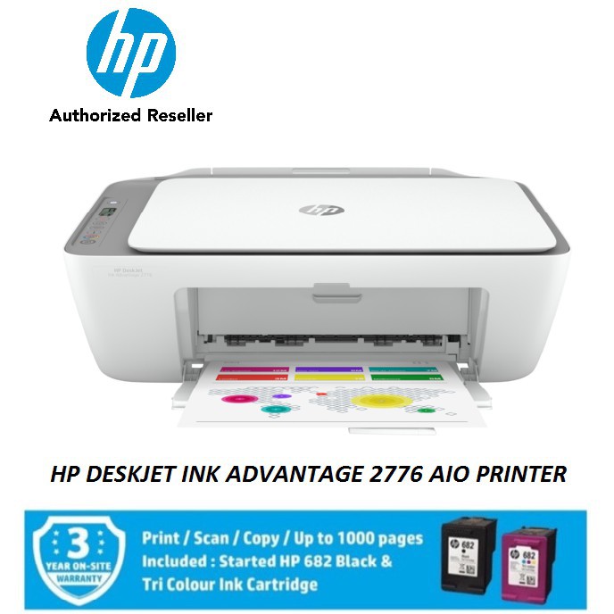 HP Deskjet Ink Advantage 2776 All-in-One Printer | Shopee Malaysia