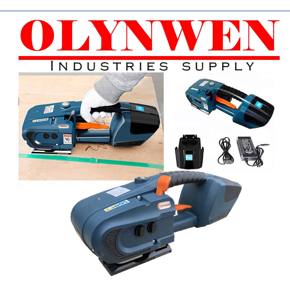 Hand Electric strapping tensioner machine PP/PET belt band battery ...