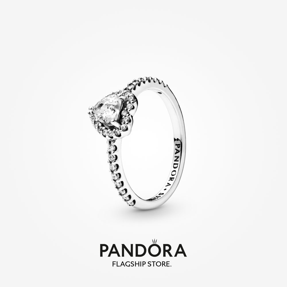 Pandora Elevated Heart Ring | Shopee Malaysia