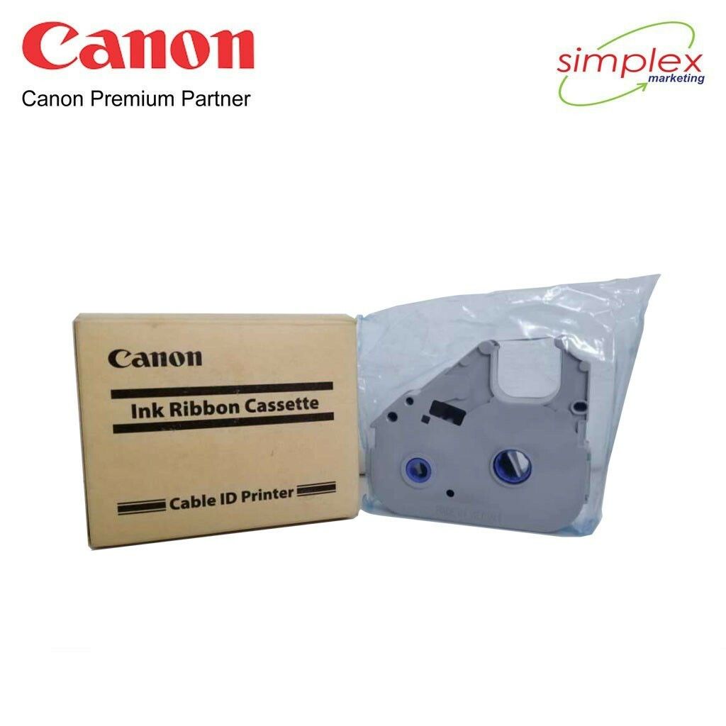 Canon Ink Ribbon Cassette Black 100m for MK1500/MK2600 Cable ID Printer ...