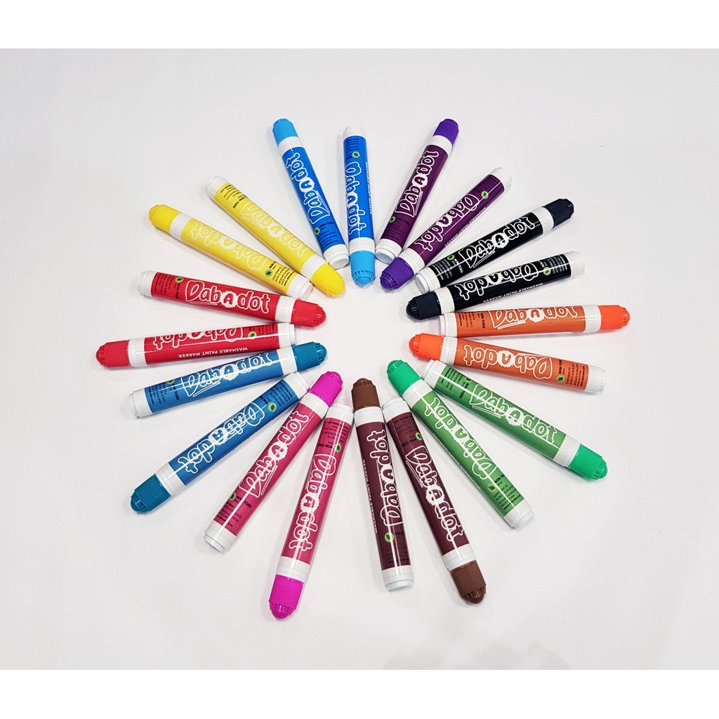 Dab - a - Dot Mini Markers (10 pieces) | Shopee Malaysia