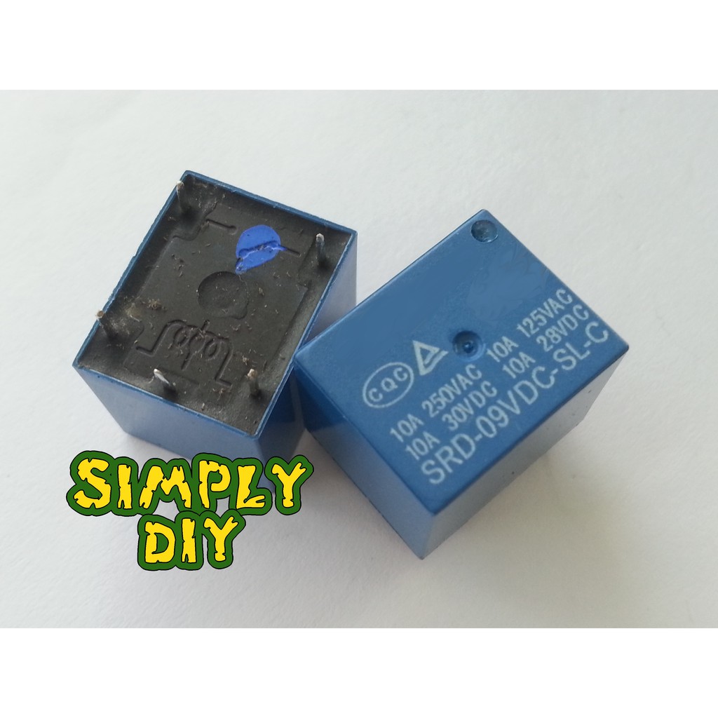 1pcs Relay 9V 5Pin 10A 250Vac / 30Vdc SRD-09VDC-SL-C SPDT | Shopee Malaysia