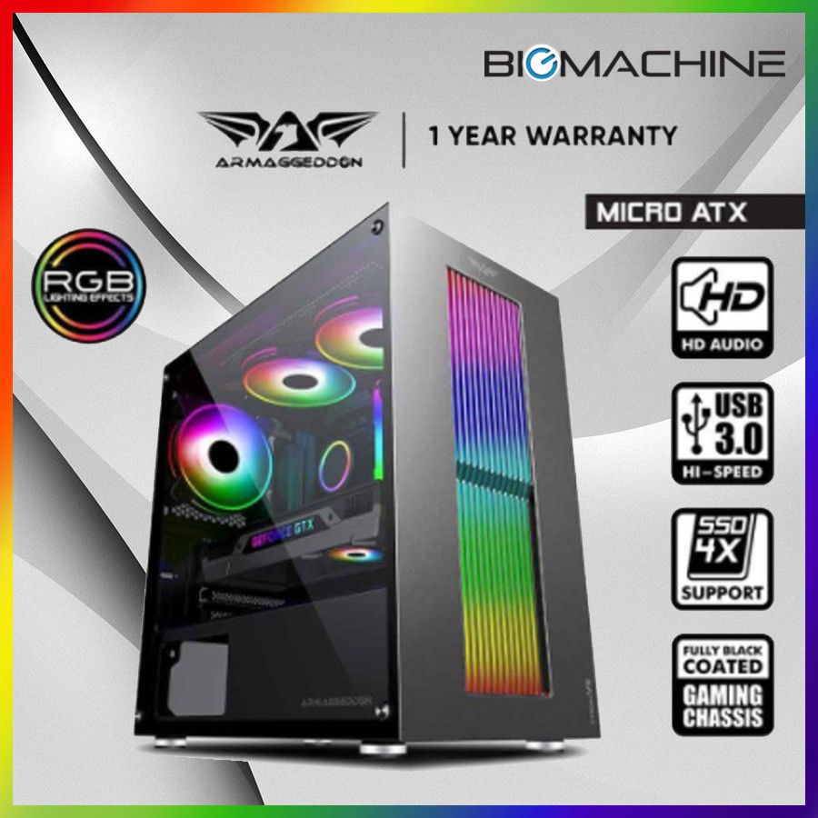 Armaggeddon Tron III | Tron VII - ATX Gaming PC Case with Tempered ...