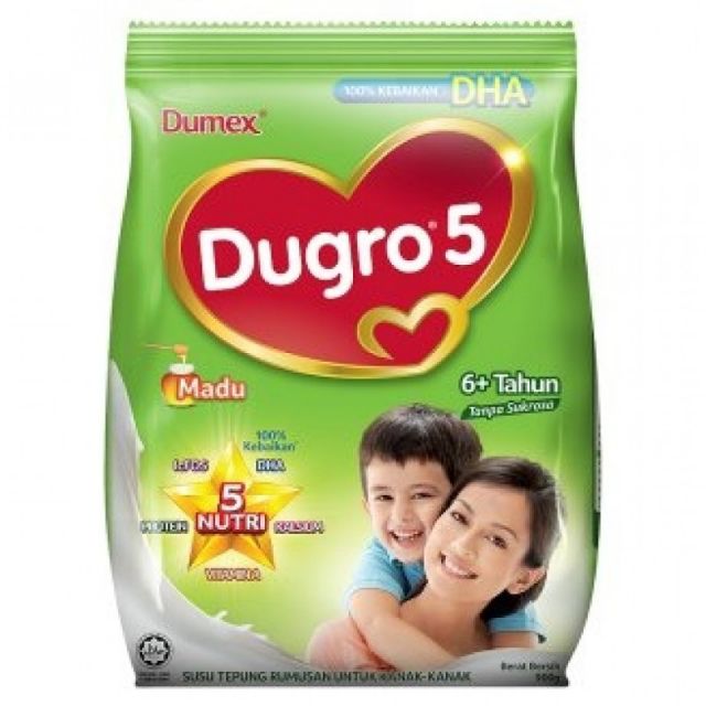 Dugro 5 Madu / Honey Milk Powder For 6+ Year (900g) | Shopee Malaysia