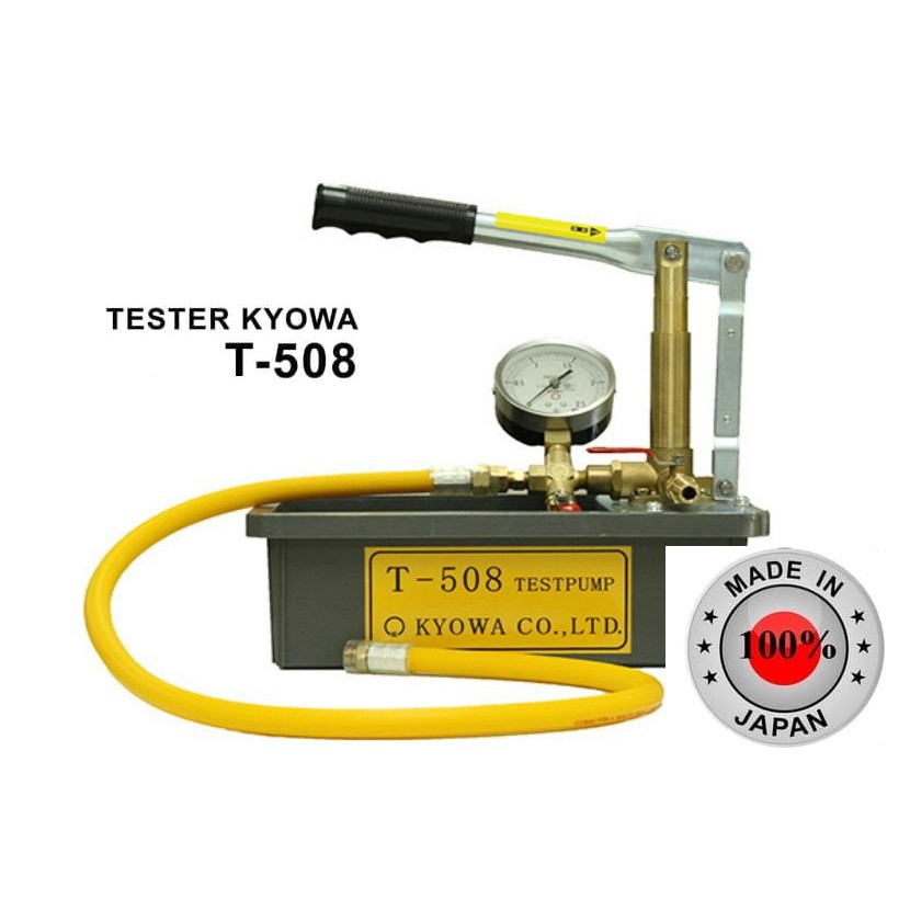 Kyowa T-508 (50Bar) Manual Pressure Test Pump *ORIGINAL MADE IN JAPAN ...