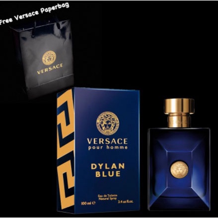 Original Versace Dylan Blue Men EDT 100ml (Free Versace PaperBag ...