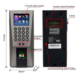 ZKTeco F18 Biometric Fingerprint RFID Access Control Keypad System ...