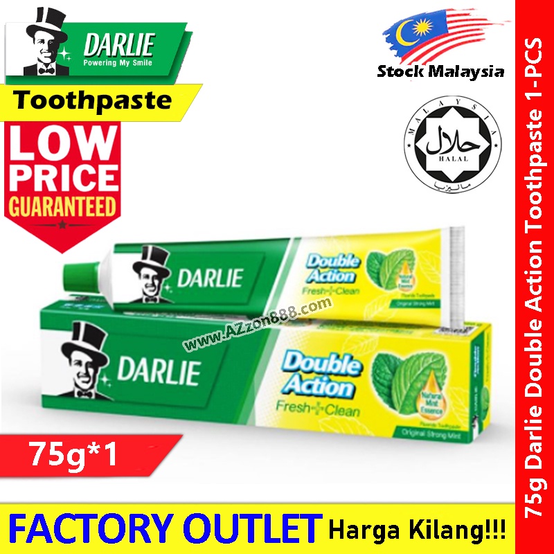 Darlie Toothpaste - Double Action - 75g | Shopee Malaysia