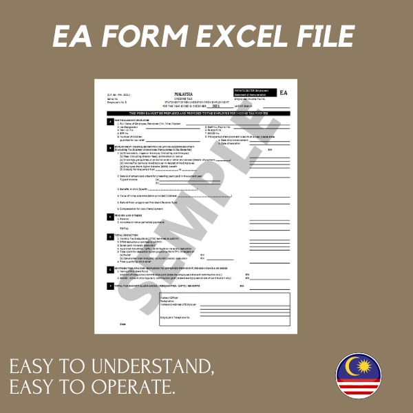 Ea Form Template Eng Templat Borang Ea Bm CP 22A CP22 | Shopee Malaysia