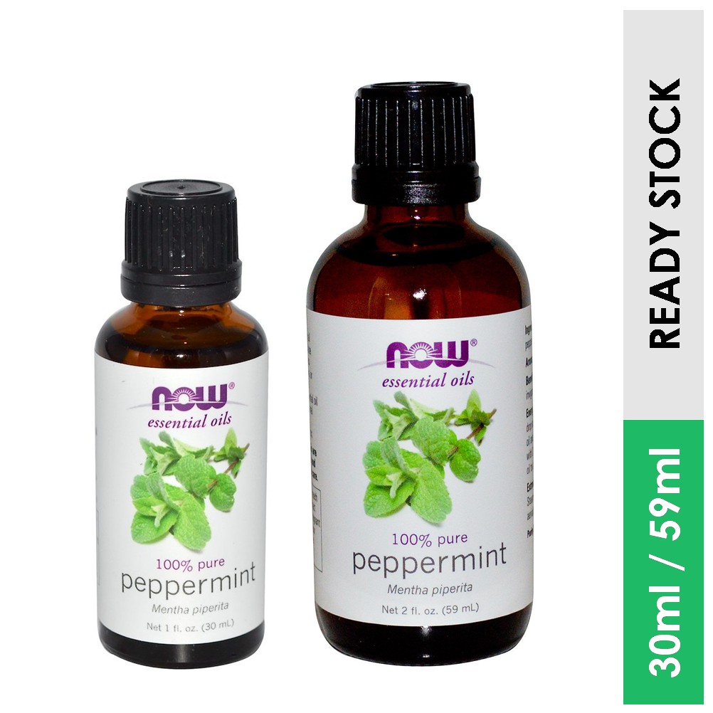 Now Foods 100% Peppermint Essential Oil (30ml /59ml) | Shopee Malaysia
