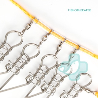 Stainless Steel Fish Stringer Lock Buckle Live Fishing Pancing Gari ...