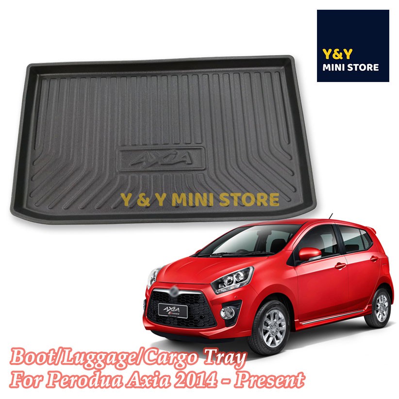 Perodua Axia (2014 - Present) - Cargo Tray / Boot Tray / Luggage Tray ...