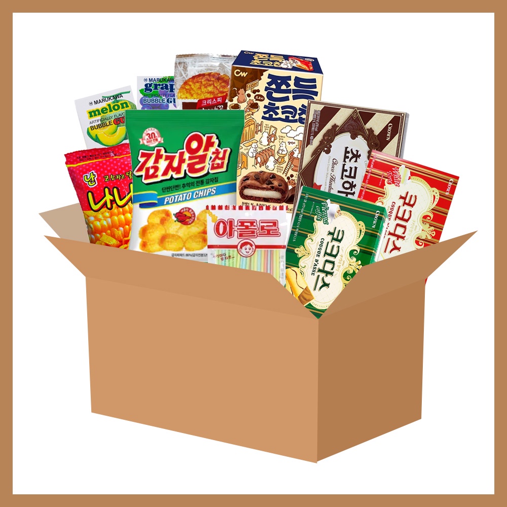 Korean snacks, mini size, old snacks, popular Korean snacks | Shopee ...