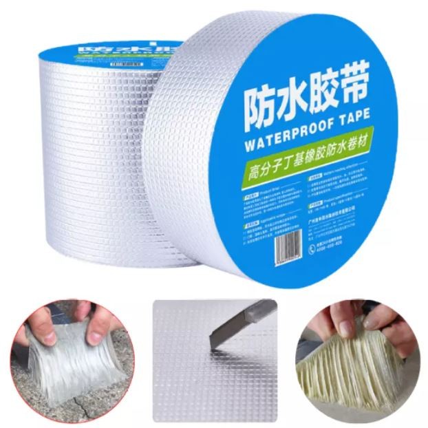 Duct Tape Aluminum Foil Waterproof Tape Butyl Gutter Glue Water ...