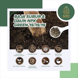 1KG Baja NPK Green 15 15 15 / Baja Kesuburan, Pembesaran dan ...
